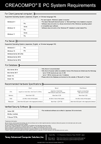 Product Brochure｜Toray Advanced Computer Solution